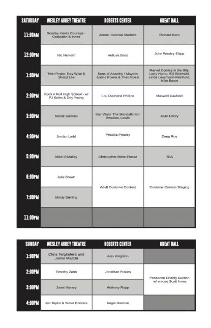 Pensacon - February 19-21, 2027